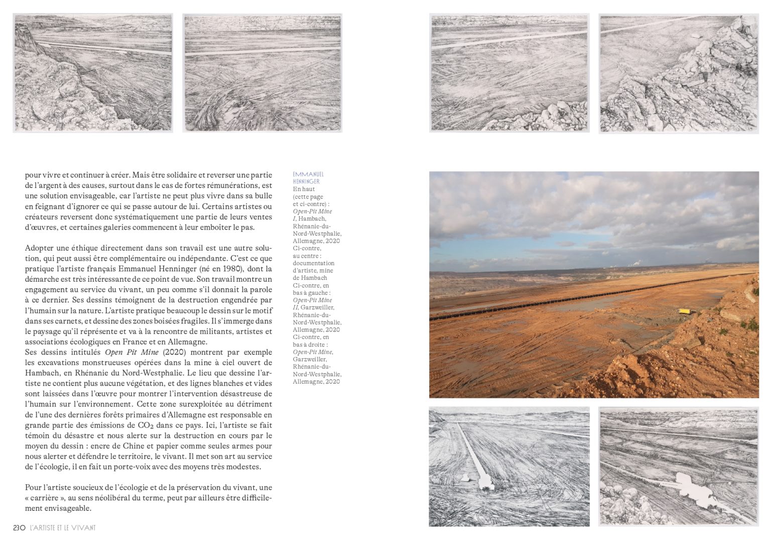 L’artiste et le Vivant, pour un art écologique, inclusif et engagé, 2022 – Emmanuel Henninger
